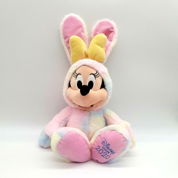 Disney | Toys | Disney Store Minnie Mouse Easter Bunny Plush 8 Pastel ...